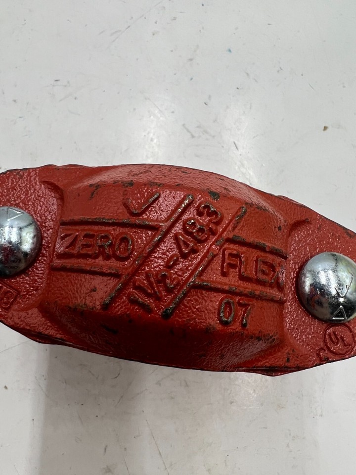 QTY 2 Victaulic 1-1/2"-483 Zero-Flex Rigid Grooved Pipe Coupling | eBay