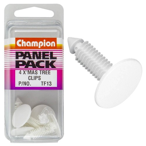 Champion Fasteners Christmas Tree Clips (20.4Mm Head, 27Mm Length, 7 ...