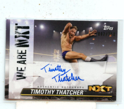 Timothy Thatcher 2021 Topps WWE We Are NXT UK AUTO Autograph #D /250 | eBay