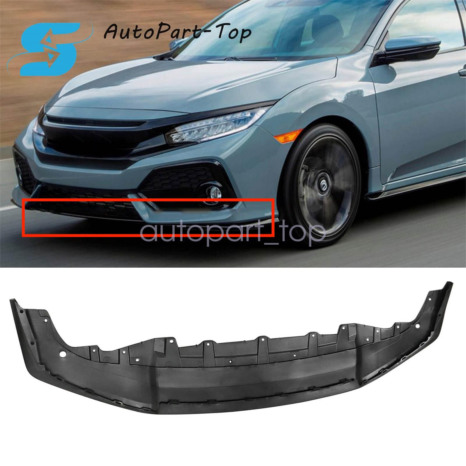 HO1036129 71102TGGA50 Bumper Face Bar Grilles Front for Honda Civic ...