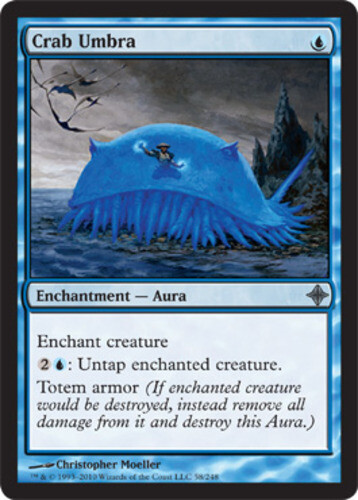 MTG: Crab Umbra [Moderately Played] Rise of the Eldrazi Magic the Gathering CCG | eBay