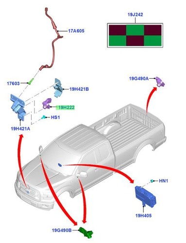 Genuine fl3z-19g490-c Ford F-150 front camera FL3Z-19G490-C | eBay