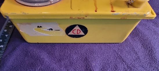 CDV-700 VICTOREEN GEIGER COUNTER RADIATION DETECTOR / CIVIL DEFENSE ...