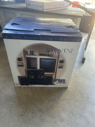 Vintage Advent AV5 4 Bookshelf and Center Channel Speakers- New | eBay