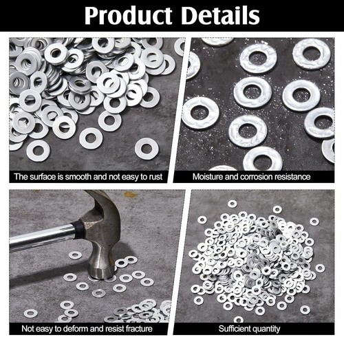600 Pieces Aluminum Backup Pop Rivet Washers for 3/16 Inch Diameter ...