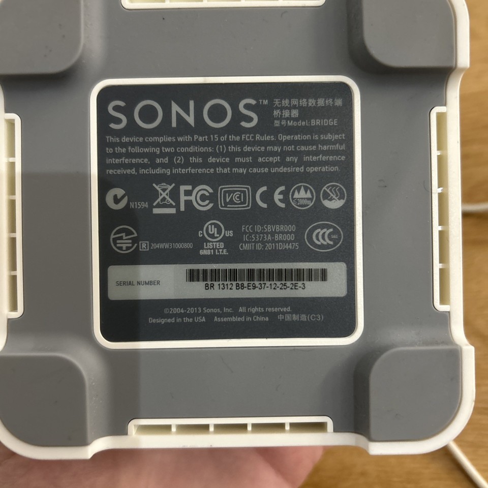 Sonos Bridge White- Working Condition | eBay UK