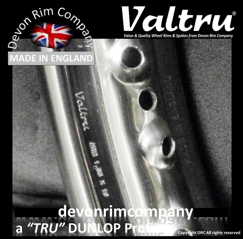 MC284-KIT 19" WM2 Wheel Rim & Spoke kit Triumph TR7 T140 T150 T160 Disc ...