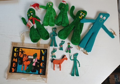 Vintage Gumby And Pokey Toy Lot figure plush collection 1986 1988 | eBay