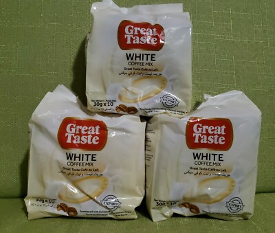 (6-Pck.) Great Taste White 3in1 Instant Coffee Mix (Total 60 sachet) | eBay
