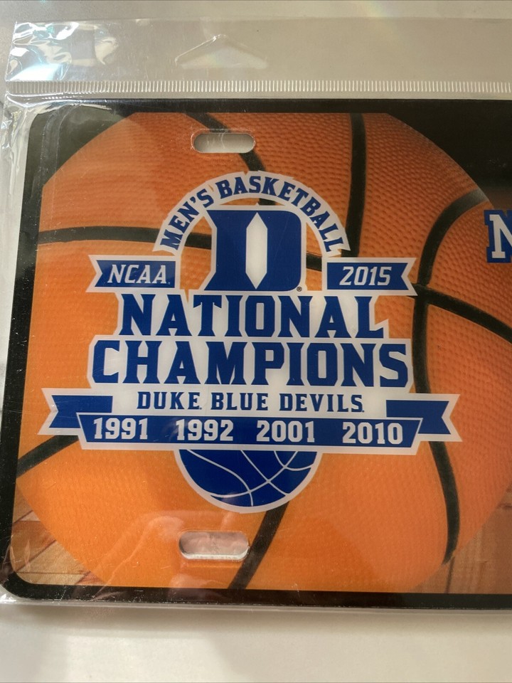 2015 Duke Basketball License Plate, NEW. NCAA Champs 5x | eBay