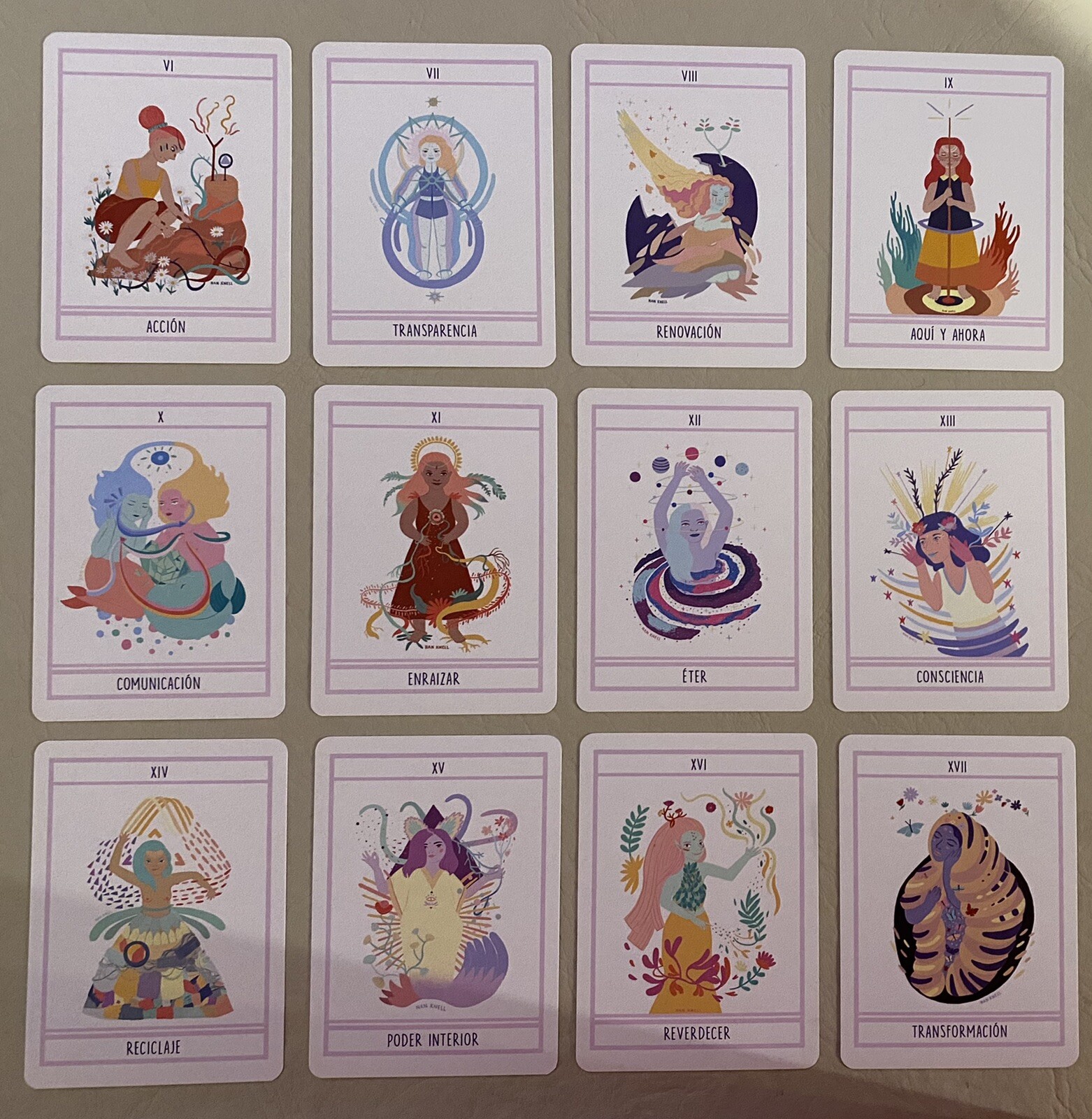 ORACULO AKASHA ORACLE 28 CARDS DECK + BOOKLET MADE IN ARGENTINA SPANISH ONLY | eBay