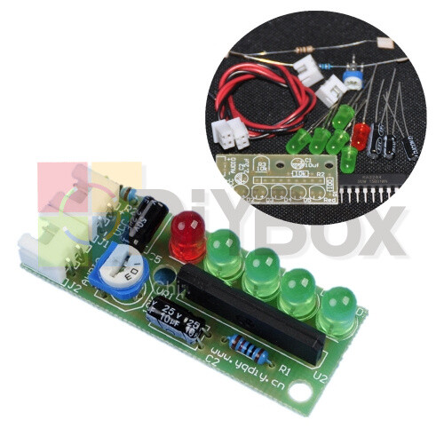 KA2284 Audio Level Meter Level Indicating Suit LED Indicator DIY Kit ...