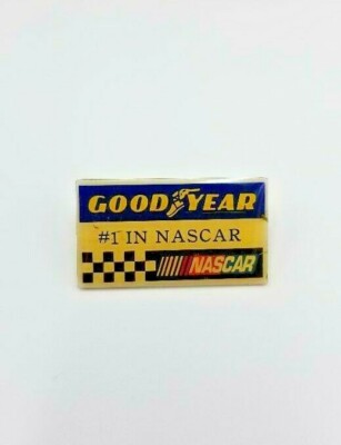 GOODYEAR #1 In NASCAR Pin (NIP) 1.5" X .75" | eBay