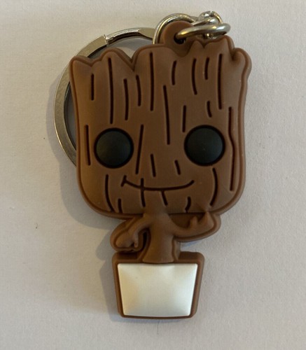 Marvel Baby Groot Keyring Guardians of The Galaxy Avengers Cartoon Key ...