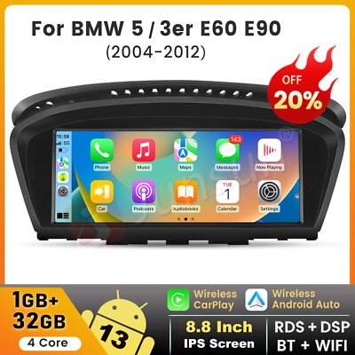 8.8" For BMW 3 5 Series E90 E60 CCC 2004-2012 Carplay Stereo Radio ...