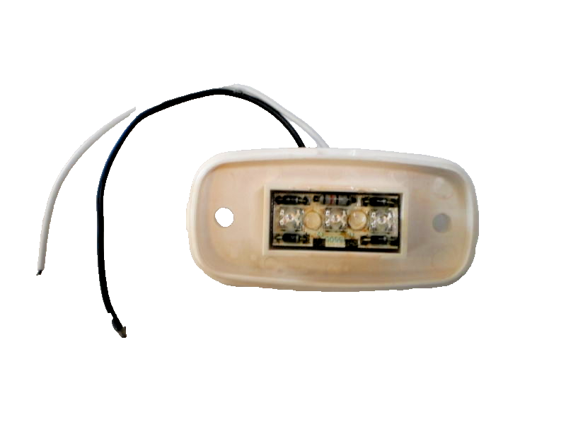 2 - Jammy Marker Light LED J-626/625 Amber 4" x 2" reflex lens Trailer ...