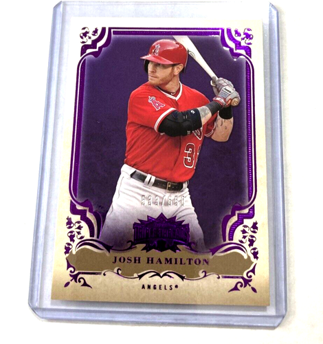 2013 Topps Triple Threads #74- JOSH HAMILTON Amethyst SP #'d/650 | eBay.de