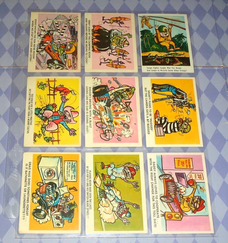 1965 FLEER WEIRD-OHS CARDS COMPLETE SET ORIGINAL OWNER | eBay
