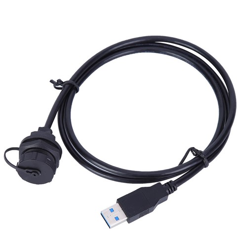USB Connector USB3.0 Female Male Meter Wire Plug Panel Mount Adapters ...