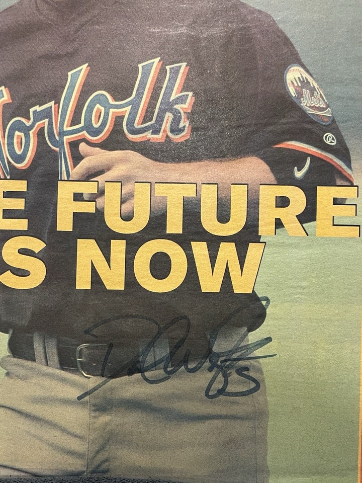 David Wright Autographed Baseball America 8/15/04 NY Mets JSA #5 ...