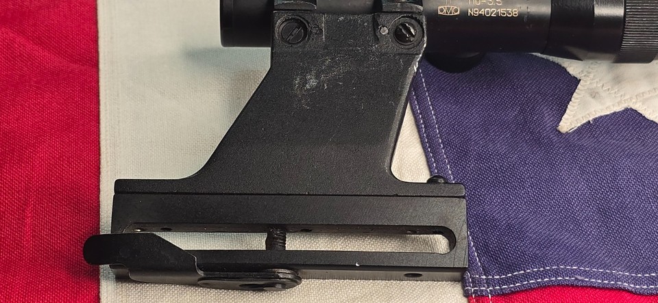 Vintage OMO Russian Compact Rifle Scope 3.5x Fixed Power w/ Side Mount ...