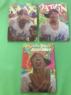 1995 Action Packed Max Patkin The Clown Prince of Baseball 3 Card Lot ...