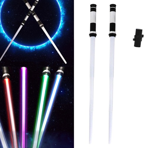 2Pcs Lightsaber Saber Star Wars Swords Flashing Light Toy with Sound ...