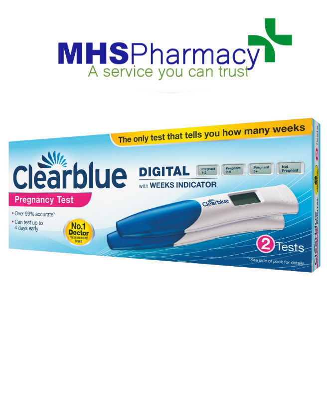 2 CLEARBLUE DIGITAL PREGNANCY TEST/TESTS + INDICATOR (FREE 2 CLEARBLUE DIGITAL PREGNANCY TEST/TESTS + INDICATOR (FREE