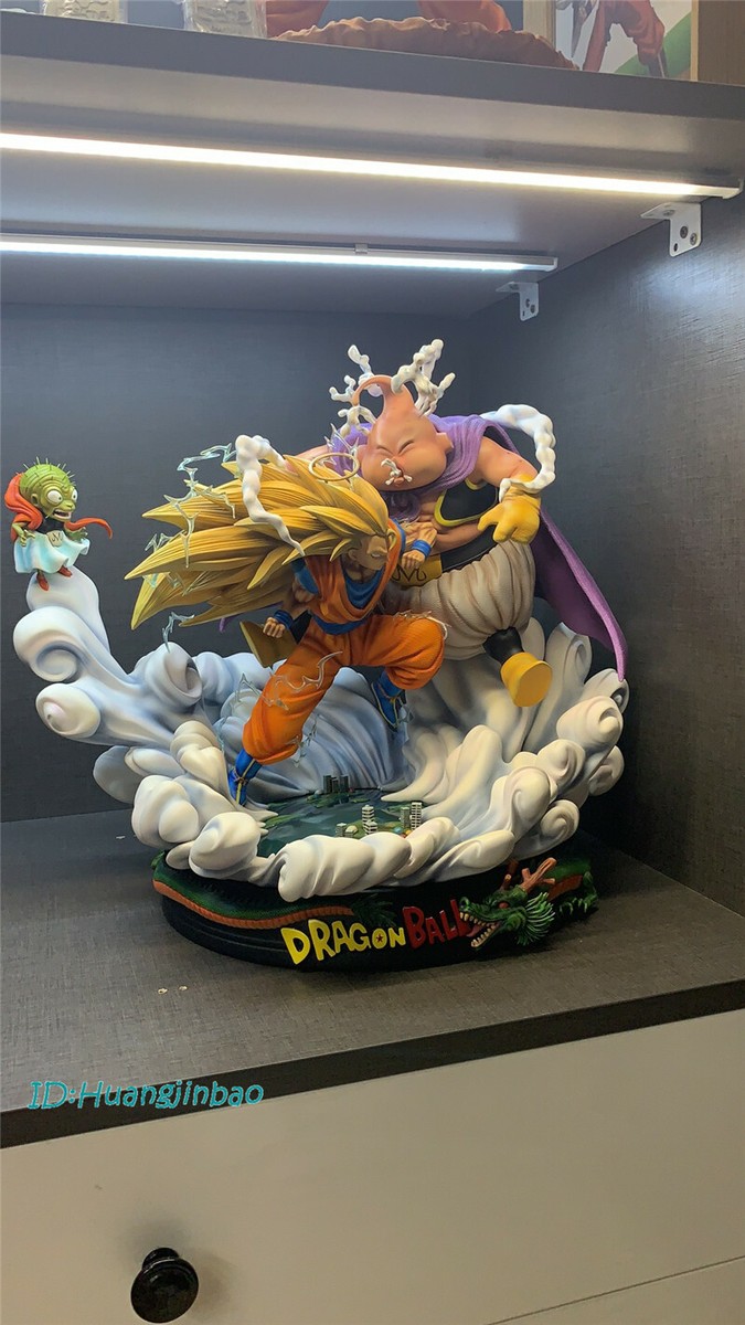 Lampe Dragon Ball Z Statue Lumineuse Dragon Ball Z - Son Goku Vs Majin ...