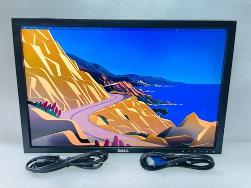 Dell Ultrasharp 2408WFPb 24" 1980x1200 VGA HDMI DP W/ POWER CORD & VGA ...