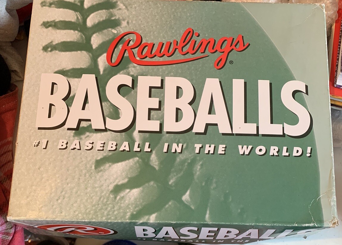 RAWLINGS Baseballs 12 Count Box HIGH SCHOOL R200NF 9” 5oz NFHS Cork ...