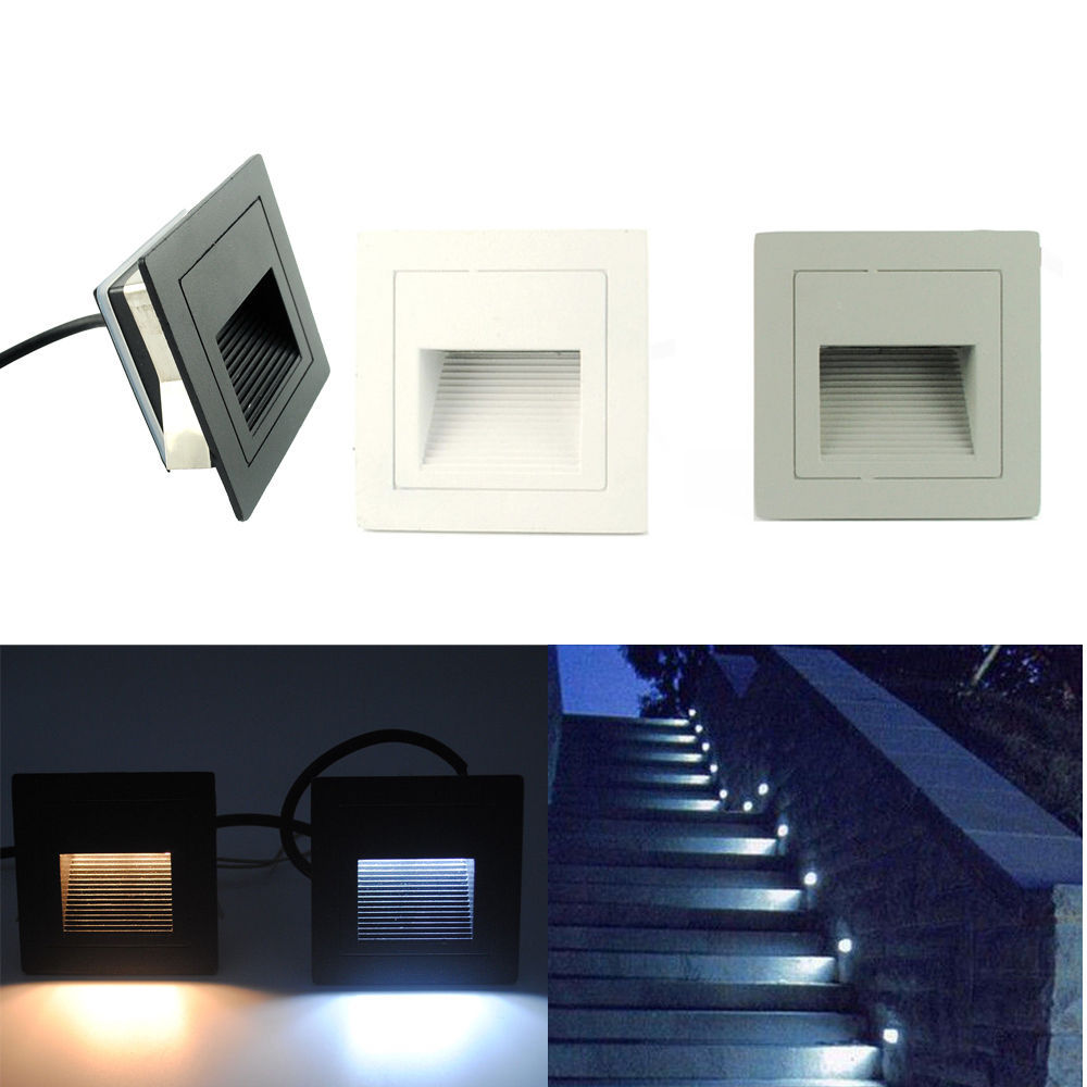 Recessed Outdoor Step Lights Rustproof LED Solar Light Street Light