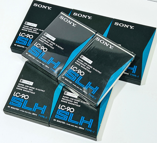7 x Stück/pcs. SONY LC-90 SLH Type I Elcaset Cassette Tape's NOS/UNUSED ...