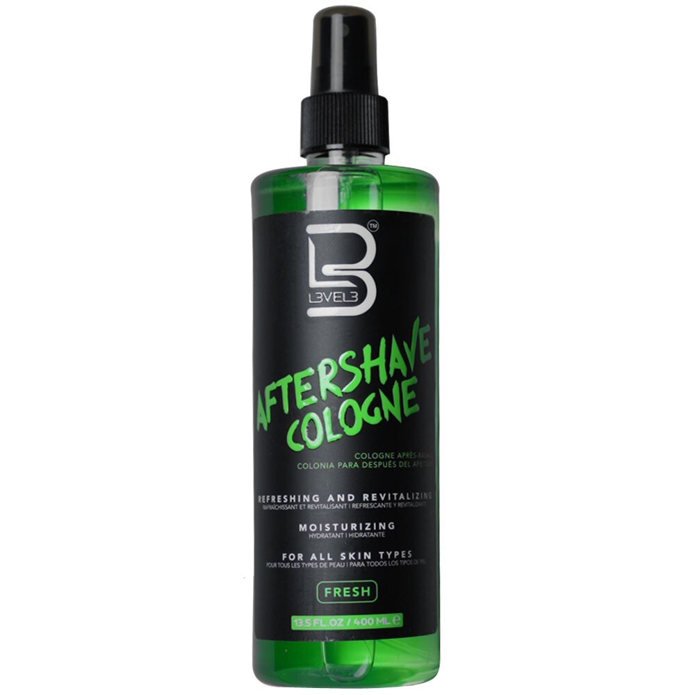 BARBER BEAUTY SALON L3VEL3 LEVEL 3 MEN AFTERSHAVE COLOGNE SPRAY 13.5 OZ ...