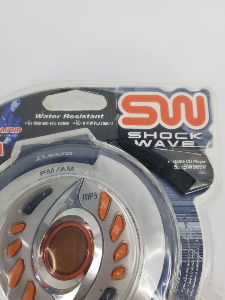 Panasonic SL-SW965 Shockwave Water-Resistant Portable CD Player ...