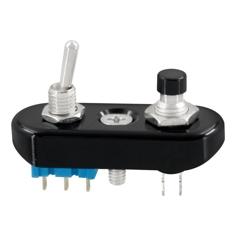 Mini Control Toggle Push Black Switch ON/OFF Button For Universal 1 ...