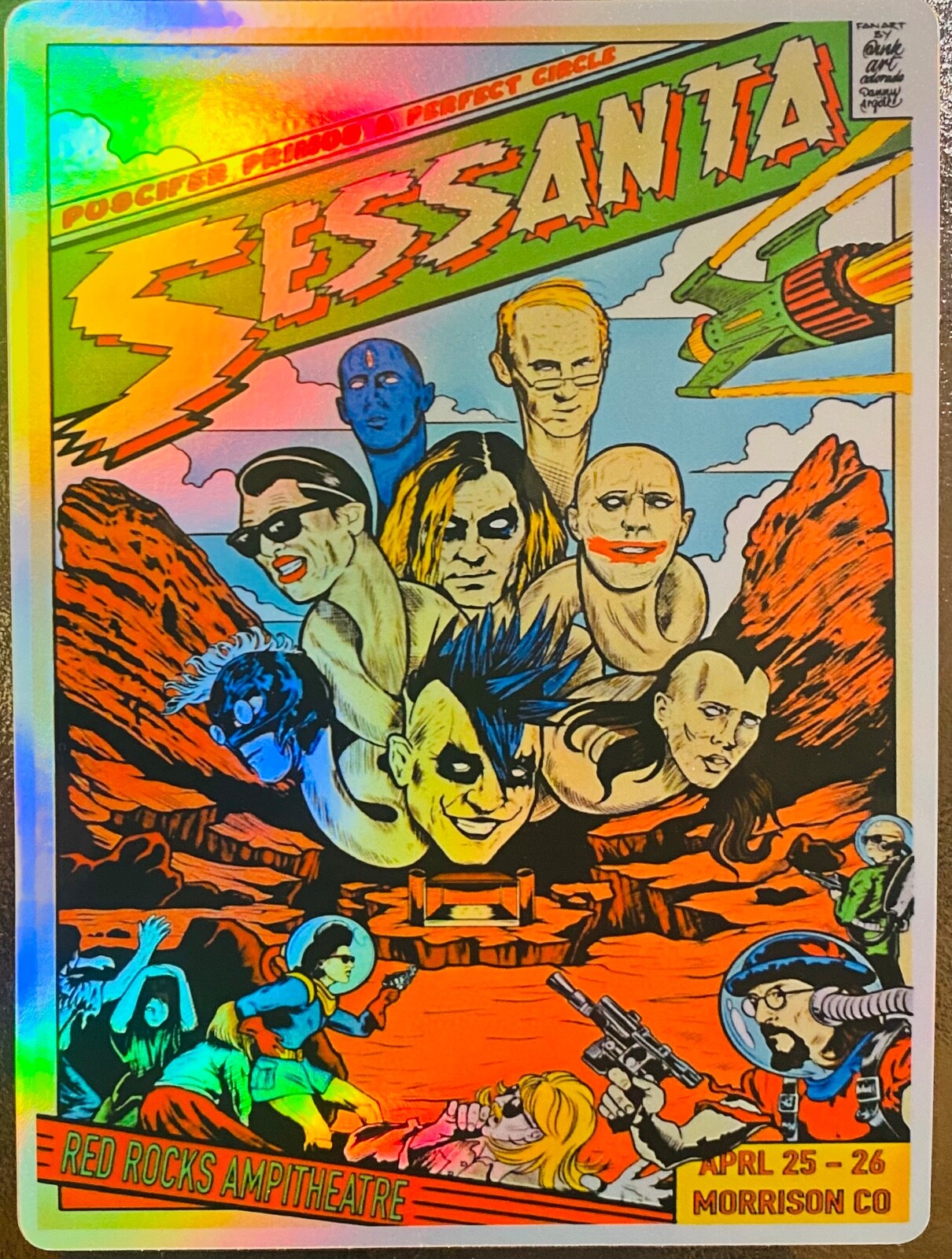 SESSANTA PRIMUS APC PRIMUS STICKER/POSTER FOIL RED ROCKS CO MORRISON | eBay