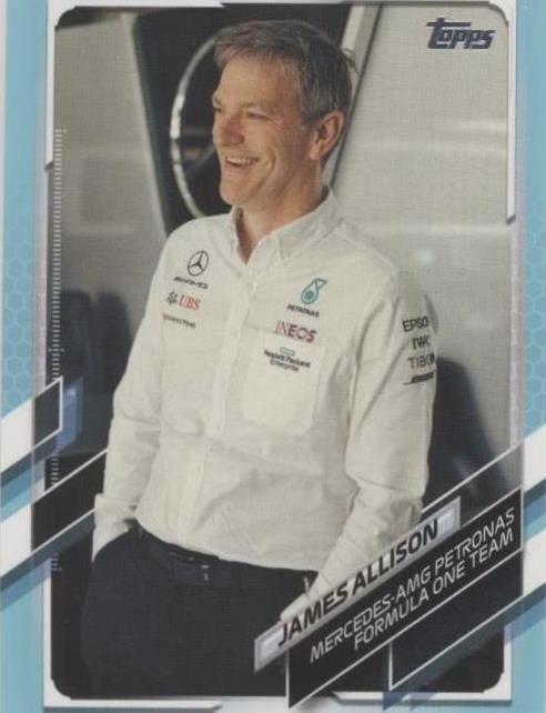 2021 Topps Formula 1 - F1 Crew James Allison #80 Aqua /199 for sale ...