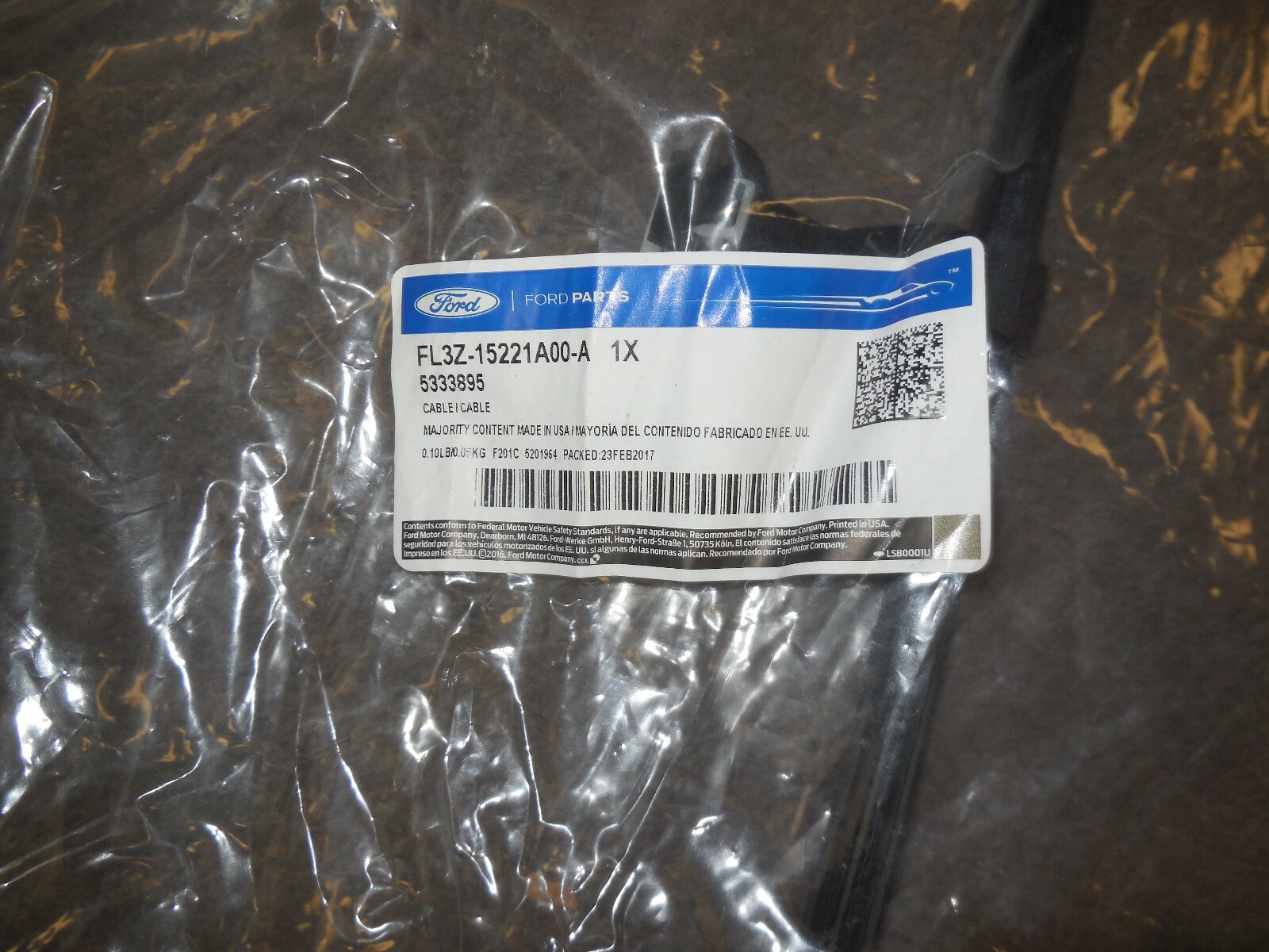 New OEM 2015 2016 Ford F150 Door Release Cable RH FL3Z-15221A00-A | eBay