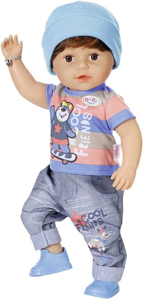 BABY Born Soft Touch Brother 43cm Doll & Accessories Set New Kids Xmas ...