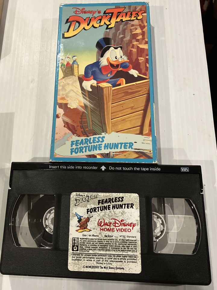 Disney’s Ducktales VHS Video Tape Fearless Fortune Hunter 1991 12257693034| eBay