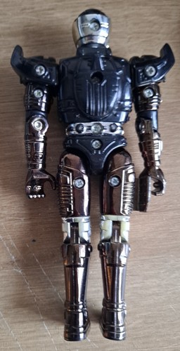 RARE Vintage 1996 Bandai Beetleborg Shadow Borg Black Silver 5" Action ...