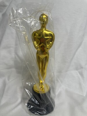 Gold Award Trophies (6 Inches) Bulk Golden Plastic Statues | 6 Total ...
