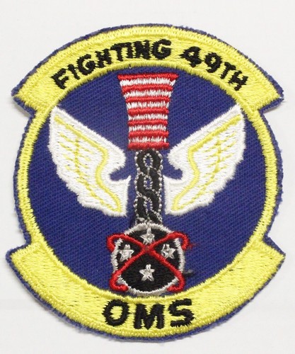 USAF Air Force Patch: 49th Organizational Maintenance Squadron "Fighting 49th" | eBay
