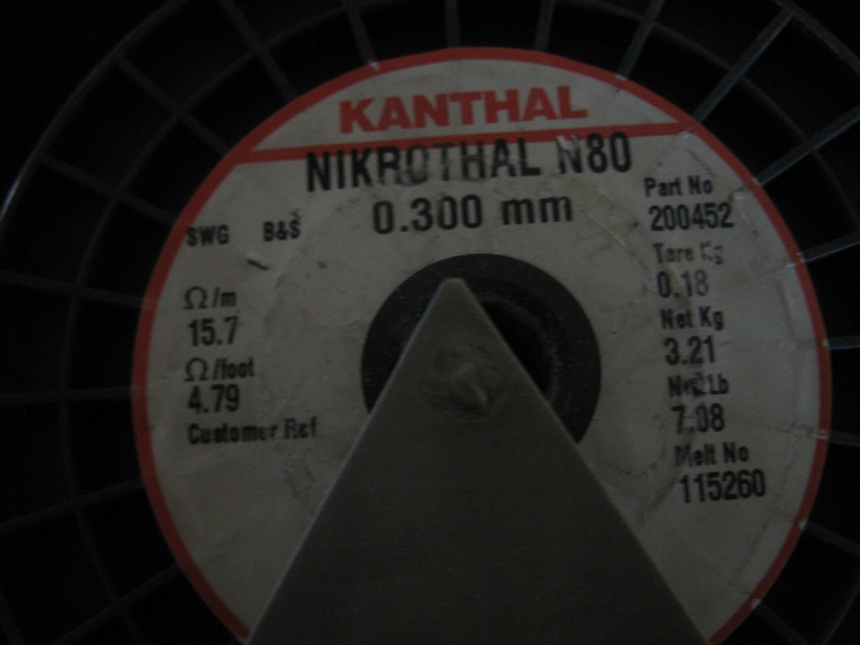 KANTHAL nickel-chromium 0.3MM Nikrothal 80 Resistance heating wire 20 ...