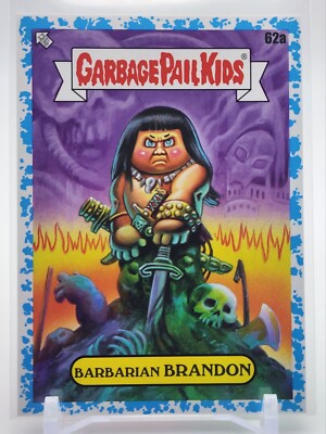 Garbage Pail Kids 2022 Series 1 Book Worms Barbarian BRANDON Blue 62A ...