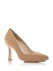 SALONE MONET Womens Beige Recessed 1/2" Platform Anita Almond Stiletto ...