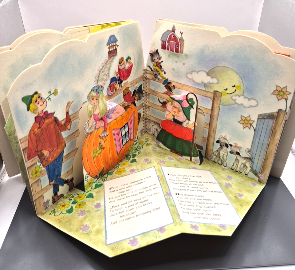 VTG. 3D Hallmark " A Trip To Mother Goose Land Especially For You" Pop ...
