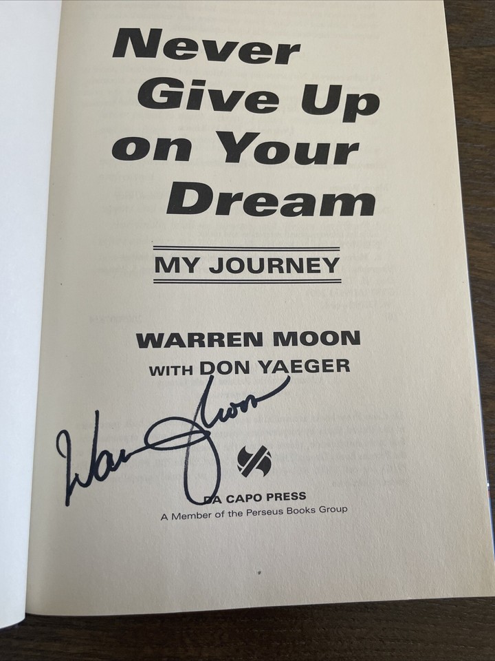 Warren Moon Signed Book Autographed Copy Hall Of Fame HOF Oilers NFL | eBay