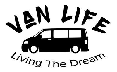 Van Life sticker, 12 in camper transporter living the dream T5 T4 | eBay UK